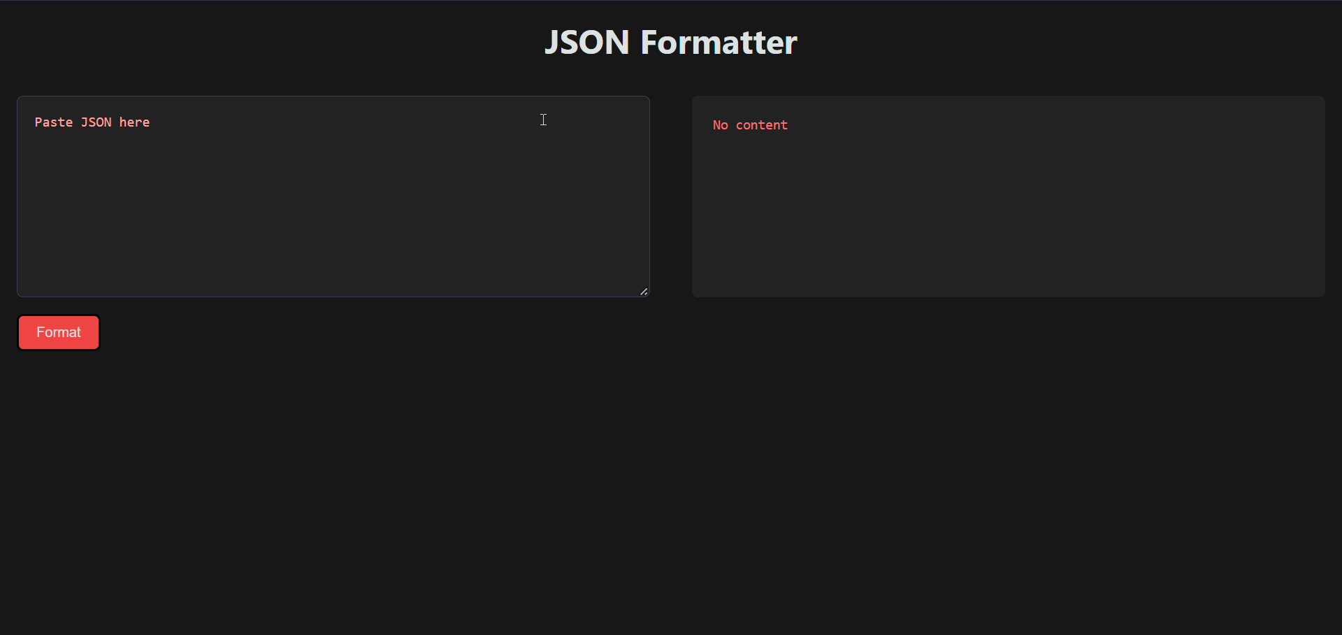 GitHub - nexxeln/json-formatter: a json formatter made with solid js ...