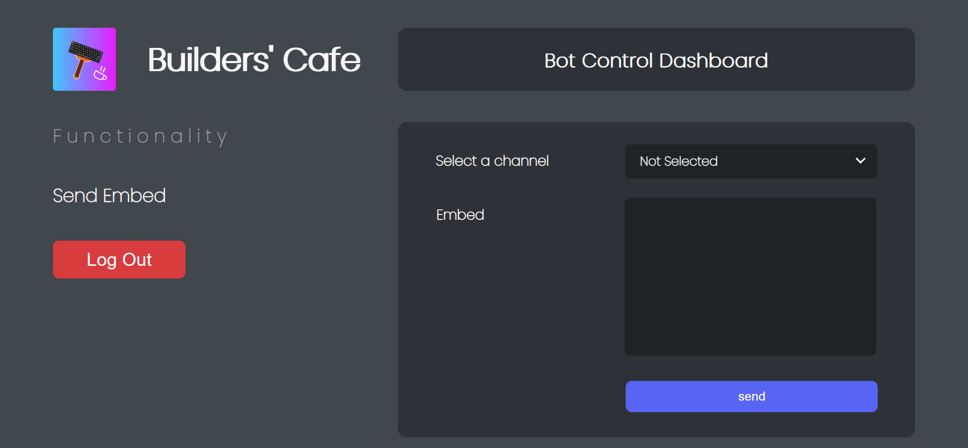 GitHub - BuildersCafe/bot-web-control-dashboard: ယခု repo က Builder's ...